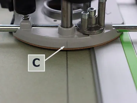 Routing plasterboard (Rigips) with a router and plasterboard cutter