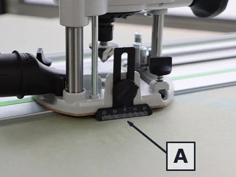 Routing plasterboard (Rigips) with a router and plasterboard cutter