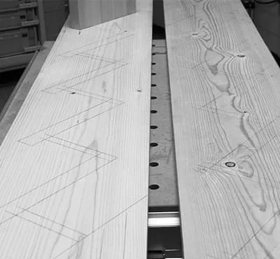 Routing stair stringers using the correct routing template